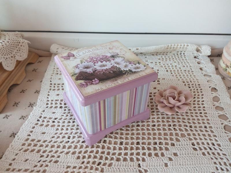 Шкатулка цветочная корзина — цена 390 грн в каталоге Шкатулки Купить товары для дома и быта по