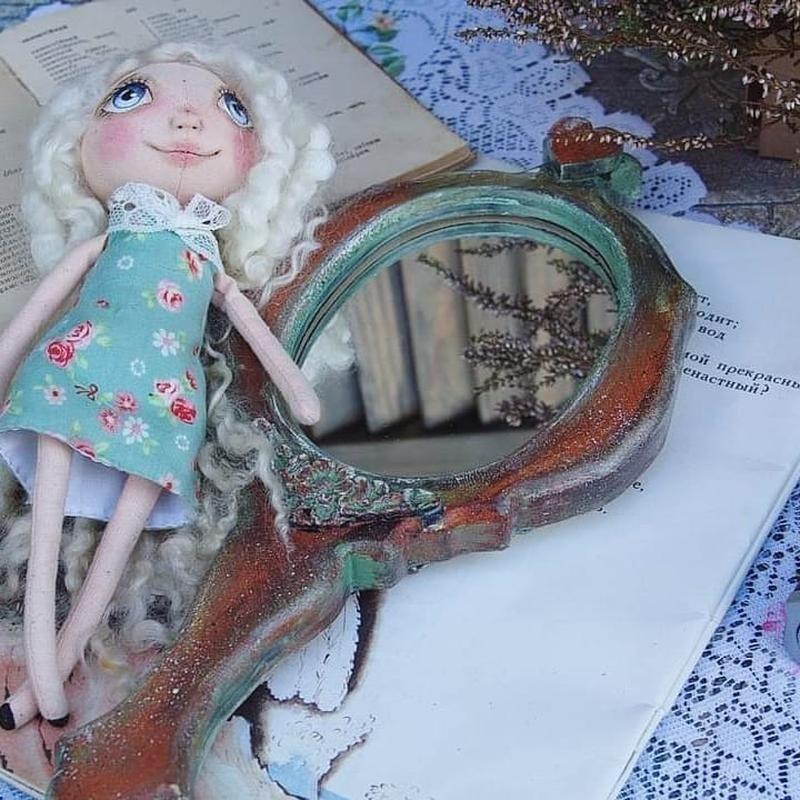 Туалетне дзеркало з совушкой — ціна 550 грн у каталозі Дзеркала Купити товари для дому та побуту