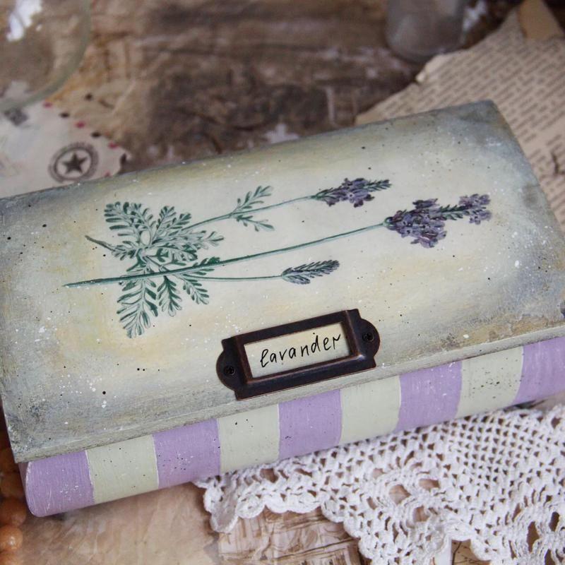Скринька прованс з лавандою — ціна 650 грн у каталозі Скриньки Купити товари для дому та побуту