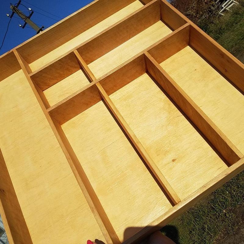 Вставка для столовых приборов ольха — цена 920 грн в каталоге Мебель для кухни Купить товары для