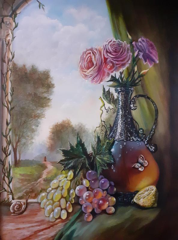 Картина маслом фламандский натюрморт — цена 5500 грн в каталоге Картины Купить товары для