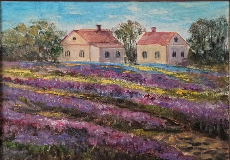 Картина масляными красками пейзаж — цена 980 грн в каталоге Картины ...