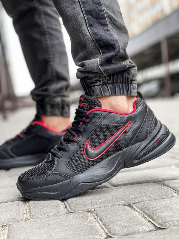 Стильные черные мужские кроссовки nike air monarch легкие мужские ...