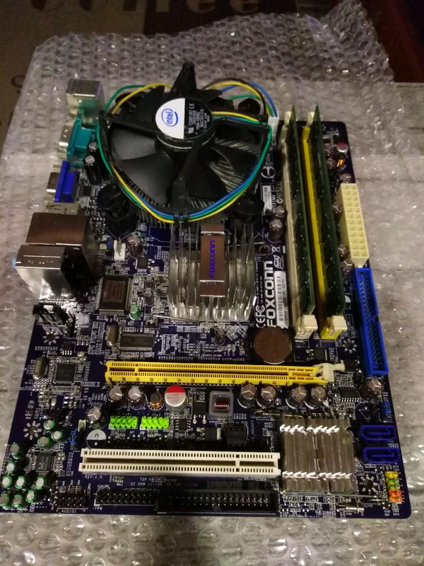 Материнская плата foxconn g31mv сокет lga775 под core2duo — цена 399 ...