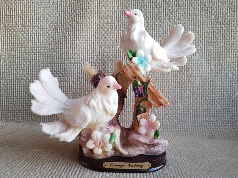 Статуетка блакитні пара голубів 18 см — ціна 210 грн у каталозі Статуетки Купити товари для