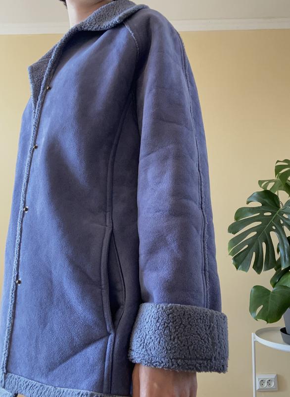 Блакитна синя дублянка — ціна 430 грн у каталозі Дублянки Купити жіночі речі за доступною ціною