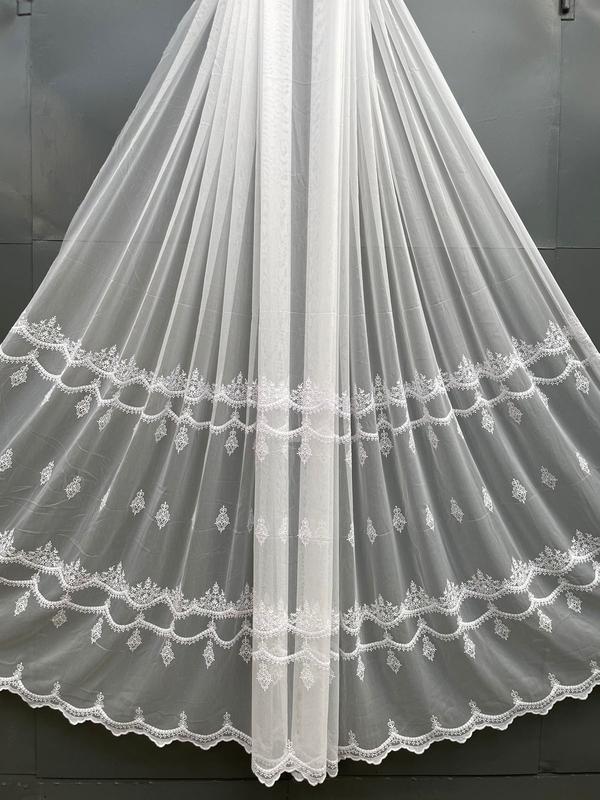 Тюль бамбук біла гардини туреччина — ціна 316 грн у каталозі Тюль Купити товари для дому та