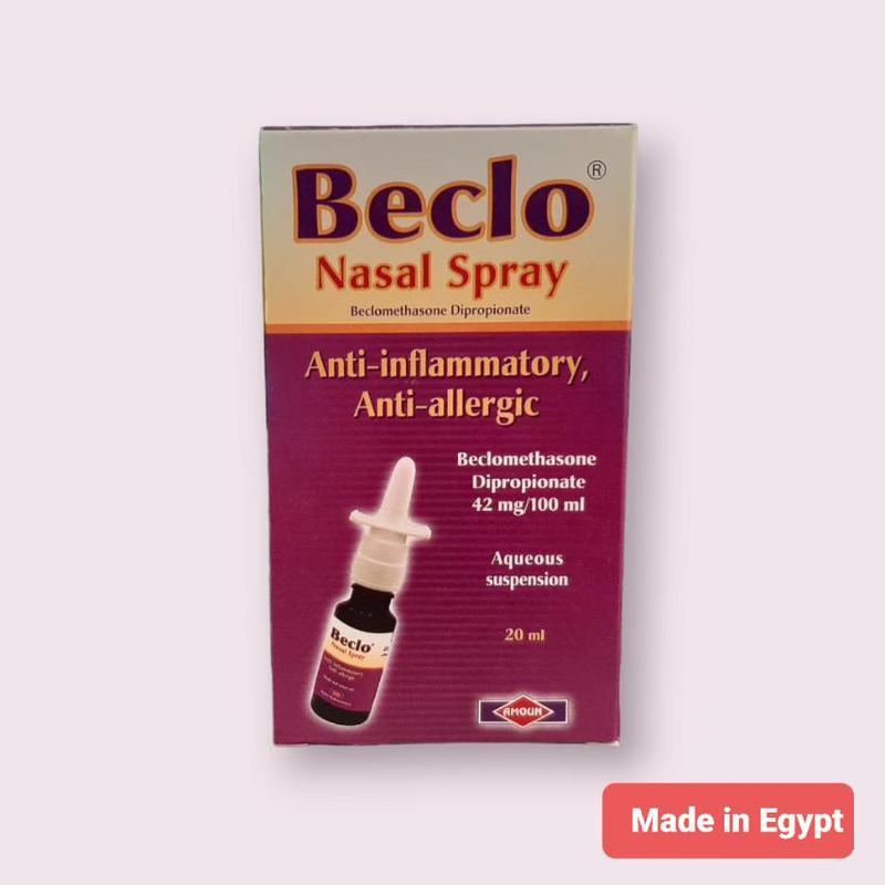 Beclo nasal spray бекло спрей назальный 200 доз египет — цена 357 грн в ...