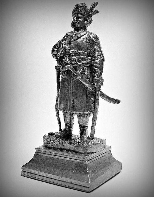 Іграшкові солдатики козацький старшина 54 мм оловяні Cолдатики мініатюри статуетки — ціна 220