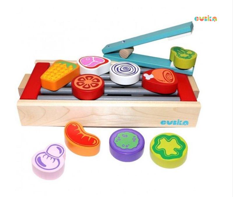 Деревянная игрушка барбекю кубика — цена 280 грн в каталоге Развивающие игрушки Купить детские