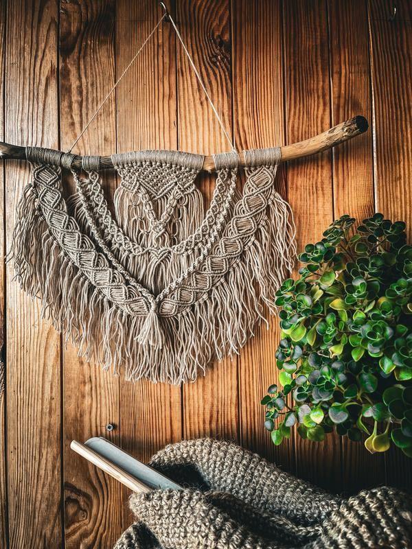 Макраме панно на стіну — ціна 1300 грн у каталозі Панно Купити товари для дому та побуту за