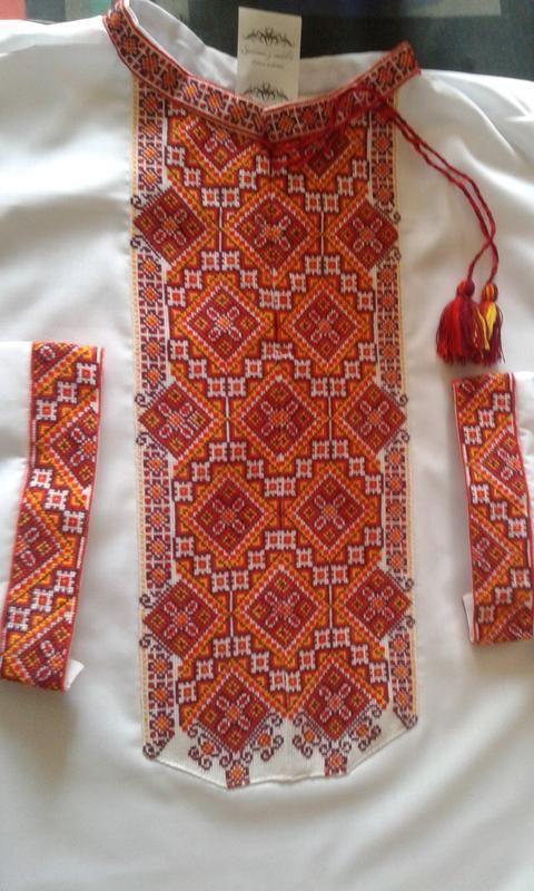 Мужская вышиванка яркая — цена 1250 грн в каталоге Вышиванки Купить мужские вещи по доступной