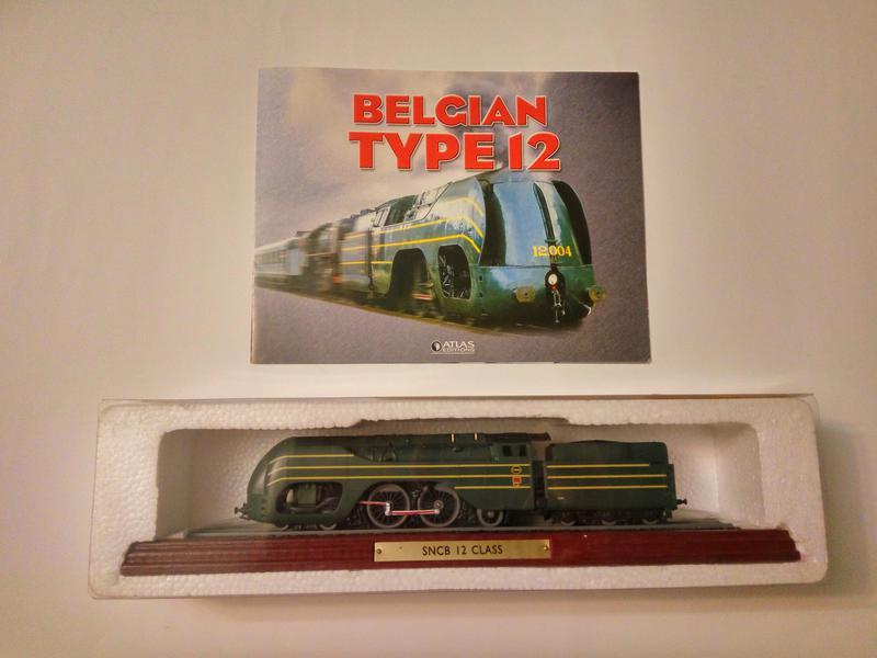 Модель паровоз локомотив sncb class 12, atlas, масштаб 1:100 — цена ...