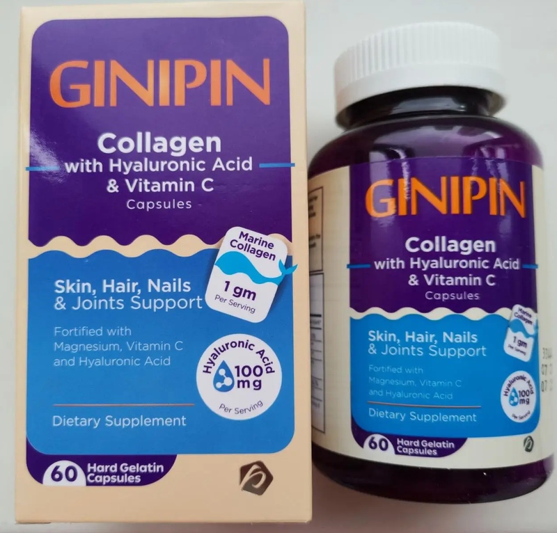 Ginipin коллаген для здоровья суставов, кожи, ногтей и волос — цена 720 ...
