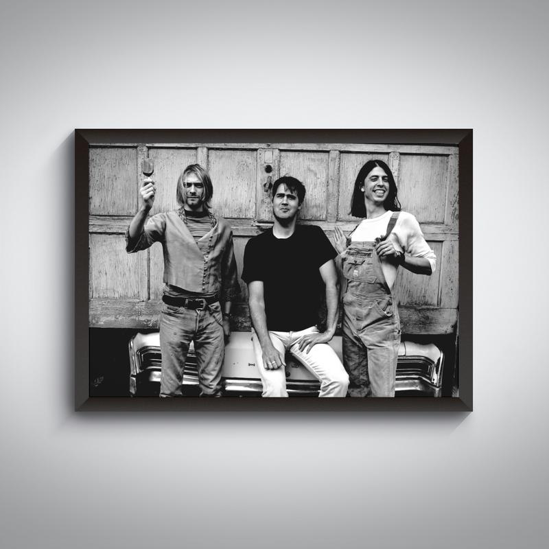 Постер гурту нірвана Nirvana курт кобейн — ціна 70 грн у каталозі Постери Купити товари для