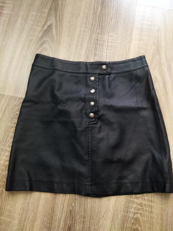 Шкіряна спідниця — ціна 120 грн у каталозі Міні спідниці Купити жіночі речі за доступною ціною
