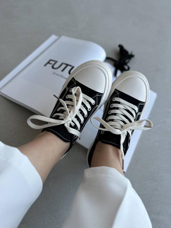 Кеди чорно білі — ціна 1210 грн у каталозі Кеди Купити жіночі речі за доступною ціною на Шафі