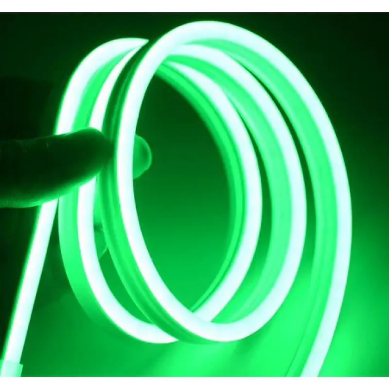 Светодиодная неоновая лента neon 220в jl 2835-120 g ip65 герметичная 5 ...