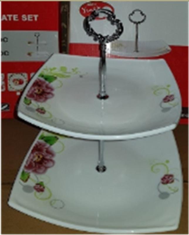 Гірка фруктовниця 2ярусна прямокутна — цена 312 грн в каталоге Фруктовницы Купить товары для