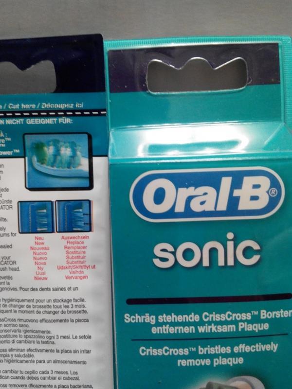 Braun oral-b sonic 4 шт насадки на зубні електро щітки braun ora — цена ...