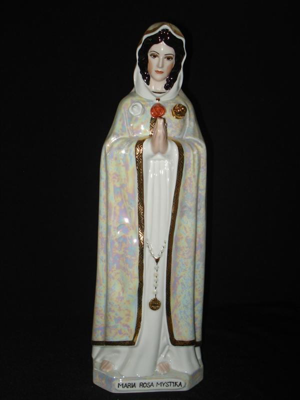 Скульптура статуетка фігурка божа матір марія троянда містика