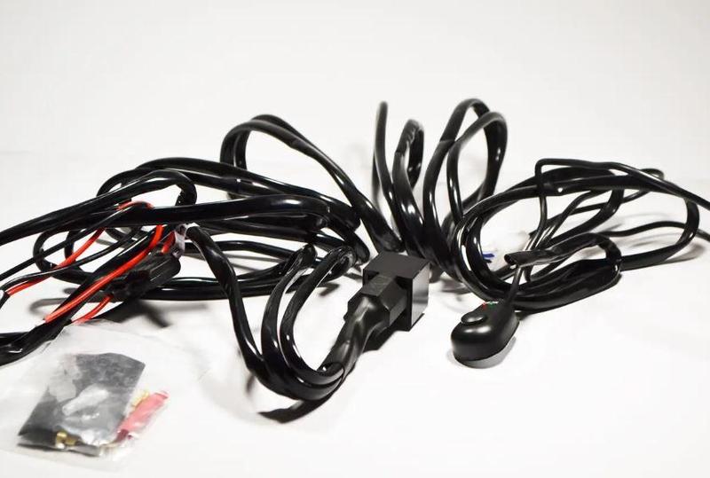 Проводка для любых фар с пультом 2*100w 12v для led фар, балок (реле ...