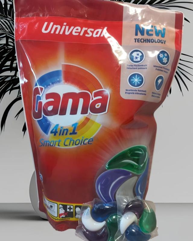 Капсули для прання gama — ціна 660 грн у каталозі Пральний порошок ...