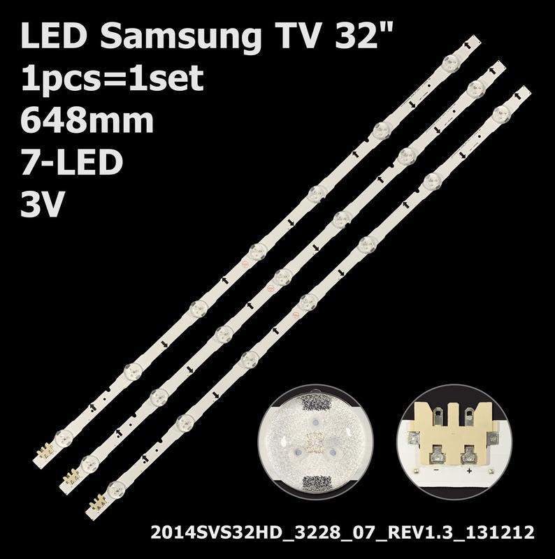 Led підсвітка tv samsung 32" 7-led 3v 648mm samsung: ua32h4500 ...