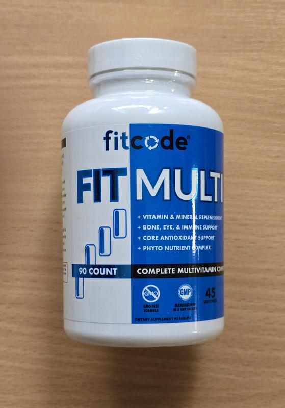Fitcode, fit multi, полный комплекс мультивитаминов, 90 таблеток — цена 380 грн в каталоге ...