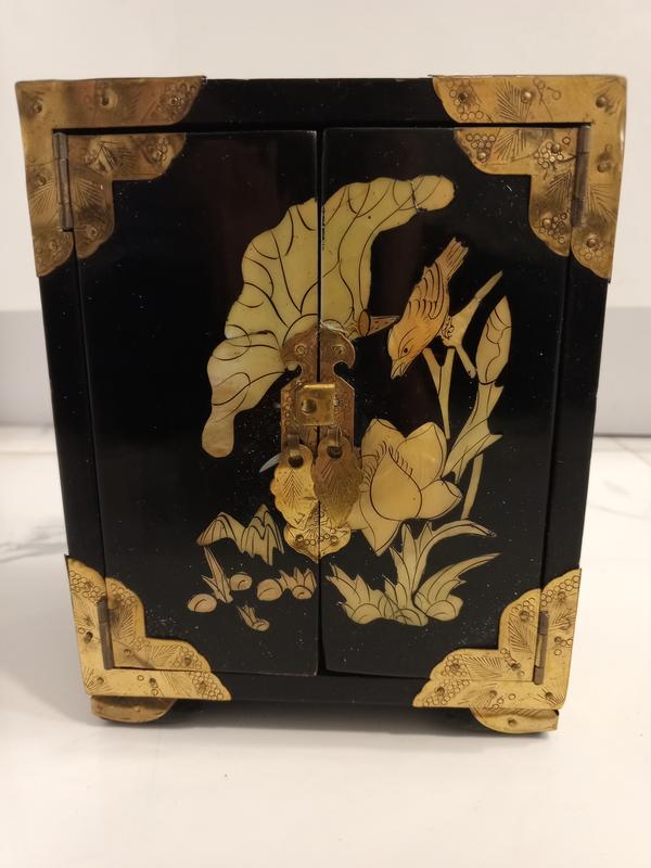 Шкатулка китай 50 е гг винтаж дерево бронза шинуазри перлвмутр — ціна 3500 грн у каталозі