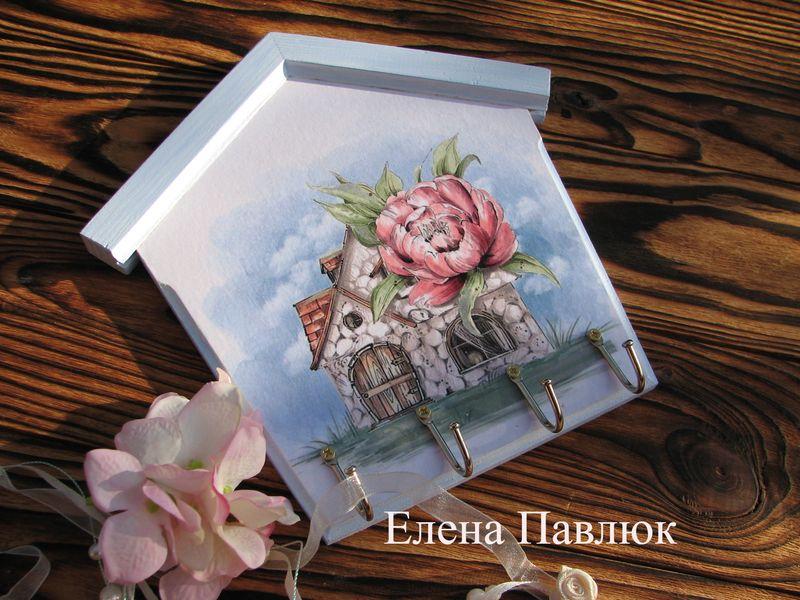 Ключница дом в саду — цена 450 грн в каталоге Ключницы настенные Купить товары для дома и быта