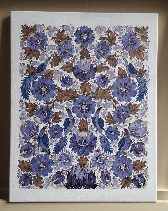 Картина петриківський розпис — ціна 3000 грн у каталозі Панно Купити