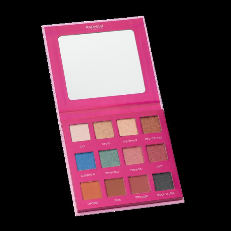 Палетка теней 12 цветов Iconic Farmasi — цена 800 грн в каталоге Тени