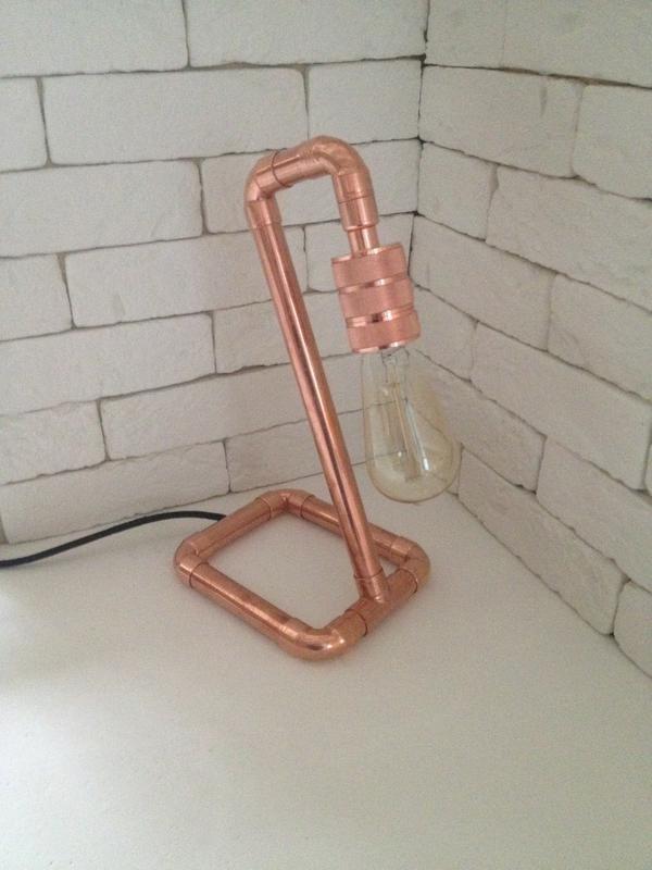 Настільний мідний світильник — ціна 3000 грн у каталозі Настільні лампи Купити товари для дому