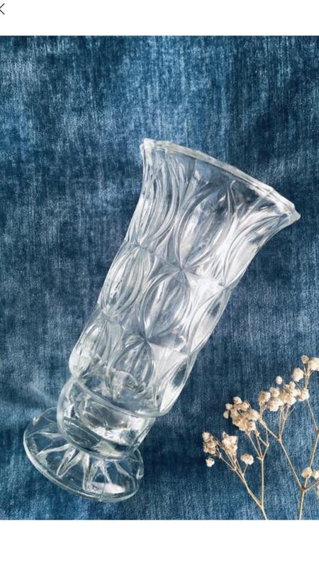 🔥 ваза 🔥 вінтажна скляна срср старовинна — ціна 350 грн у каталозі Вази