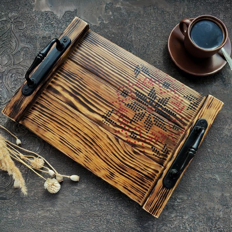 Таця деревяна — ціна 700 грн у каталозі Таці Купити товари для дому та побуту за доступною