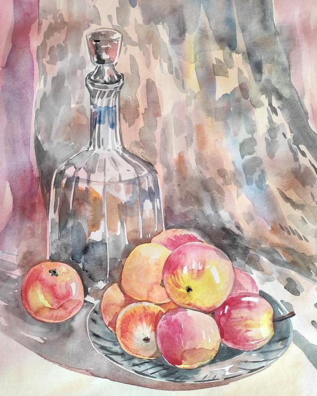 Натюрморт акварелью — ціна 800 грн у каталозі Картини Купити товари для дому та побуту за