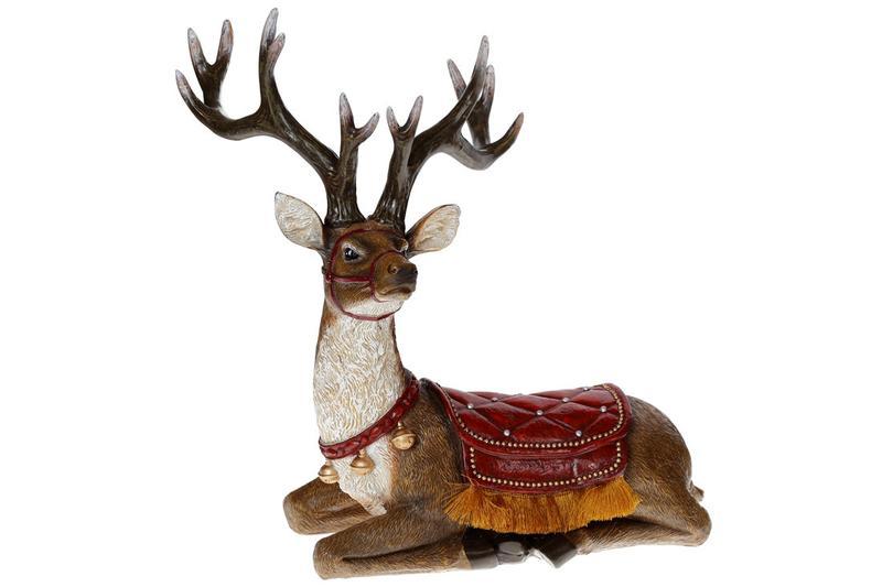 Декоративна фігура олень 38см — ціна 2829 грн у каталозі Статуетки Купити товари для дому та