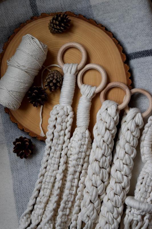 Макраме кашпо — цена 250 грн в каталоге Кашпо Купить товары для дома и быта по доступной цене на