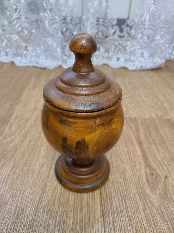 Деревянная копилка подсвечник тарелка — цена 80 грн в каталоге Подсвечники Купить товары для