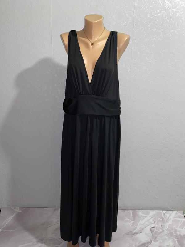 Чорна довга сукня — ціна 280 грн у каталозі Довгі сукні Купити жіночі речі за доступною ціною на