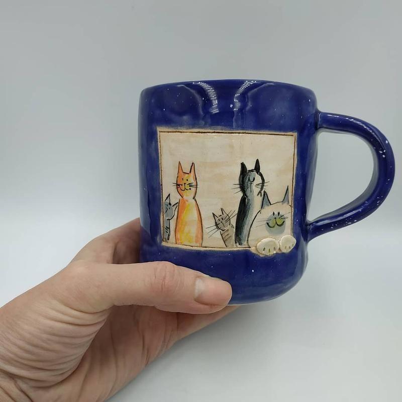 Чашка з котами — ціна 441 грн у каталозі Чашки Купити товари для дому та побуту за доступною