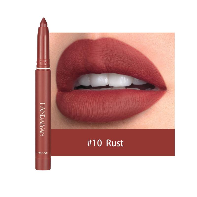 Матова помада-олівець для губ handaiyan matte lip crayon 10 rust — ціна ...