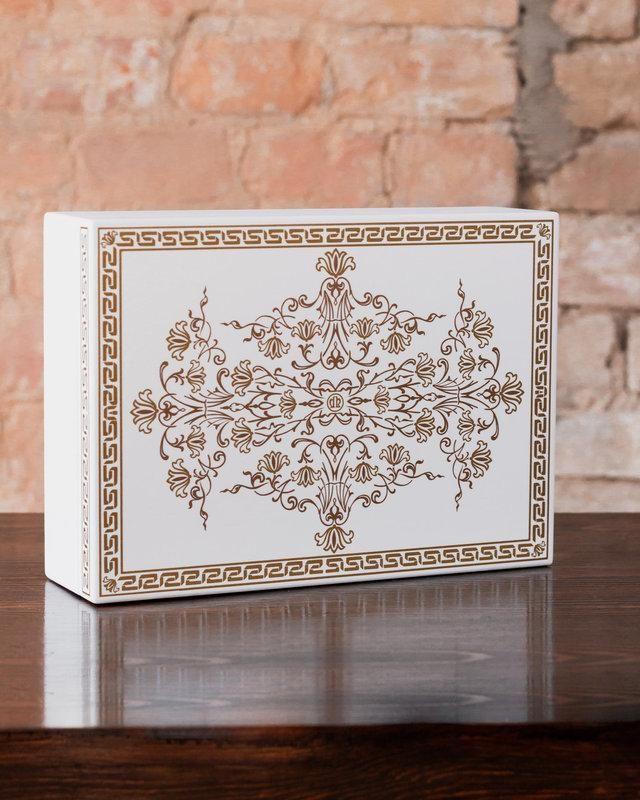 Эксклюзивная шкатулка из дерева белая — цена 2650 грн в каталоге