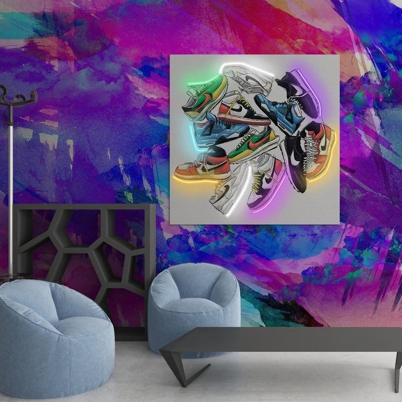 Картина Sneakers Flower — цена 4500 грн в каталоге Картины Купить товары для дома и быта по