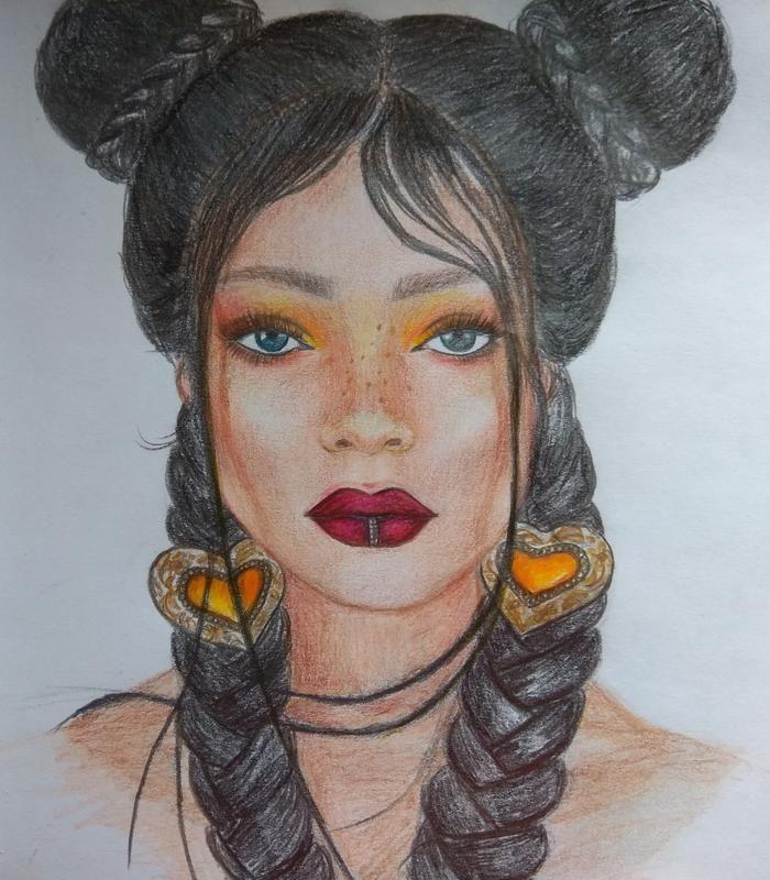 Девушка с косами — цена 900 грн в каталоге Картины Купить товары для дома и быта по доступной