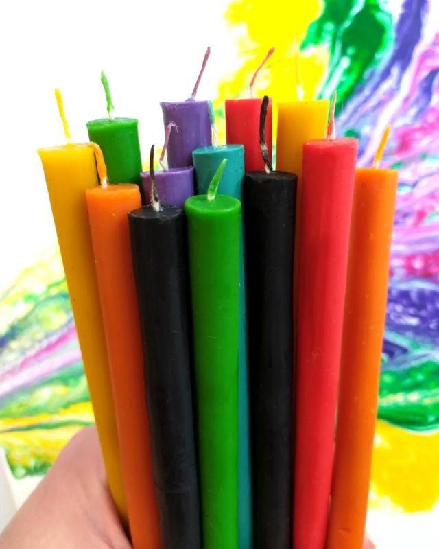 Тонкие восковые свечи — цена 30 грн в каталоге Свечи Купить товары для дома и быта по доступной