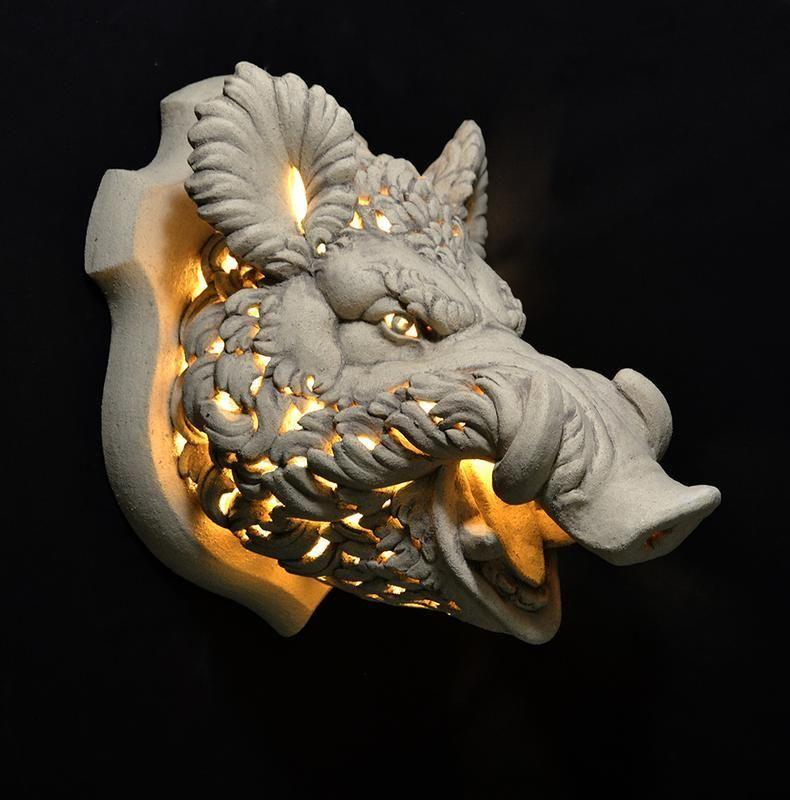 Вепр трофей — ціна 12000 грн у каталозі Світильники Купити товари для дому та побуту за