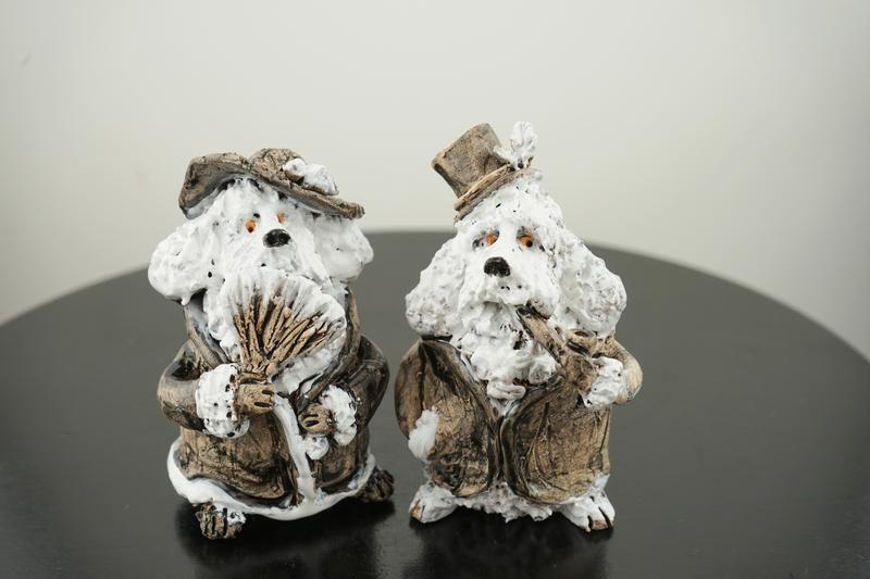 Статуэтки собаки бишон пара — цена 395 грн в каталоге Статуэтки Купить товары для дома и быта по