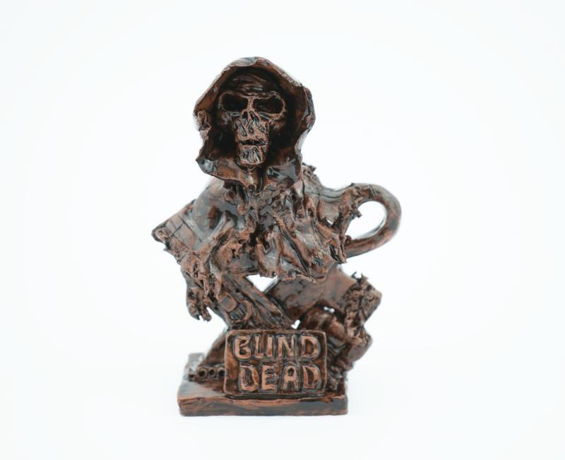 Cтатуетка мертвеця Blind Dead череп декор Statuette Dead містичний